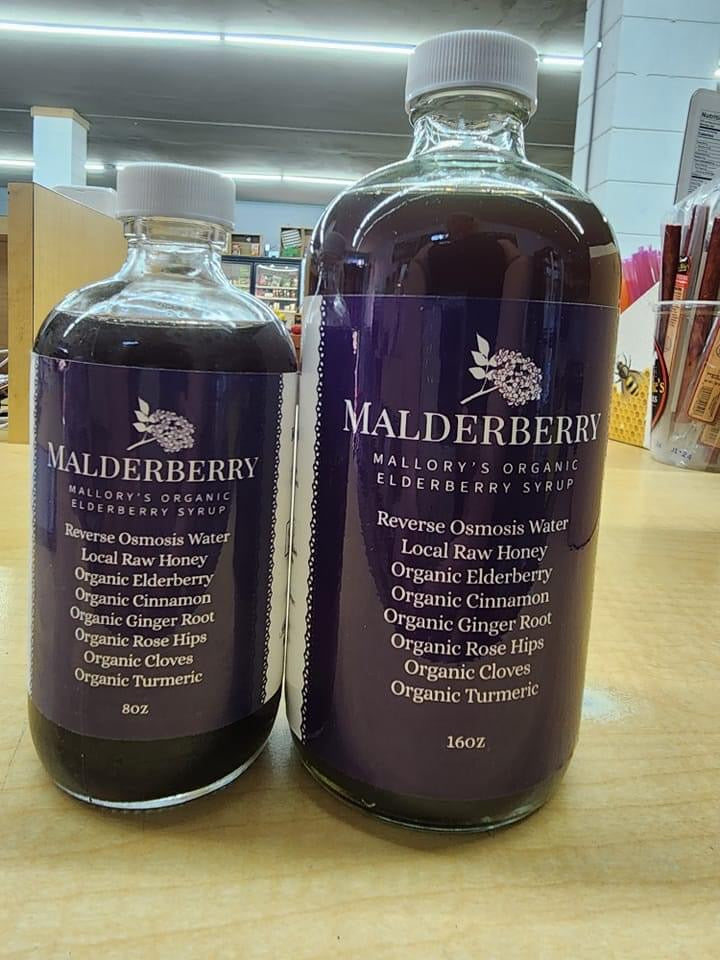 Mallory’s Organic Elderberry Syrup 16oz – Cypress Creek Co Op