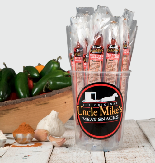 Beef Sticks - Hot - Uncle Mike's – Cypress Creek Co Op